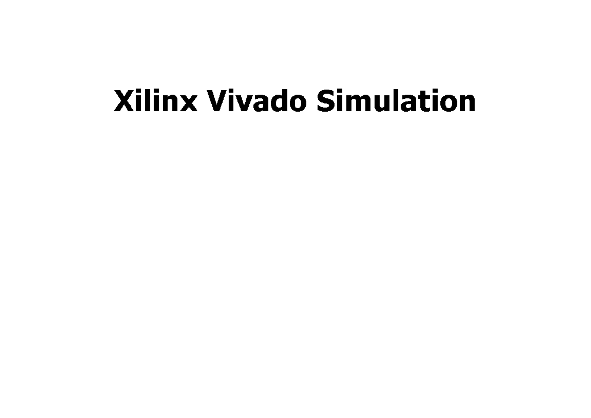 Digital logic circuit 6 2 - 전자기학 - Xilinx Vivado Simulation Run Vivado Create Project Create ...