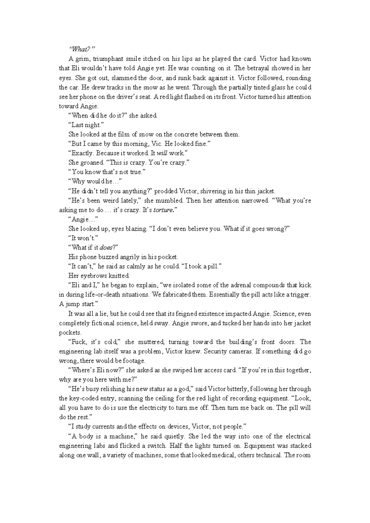 A91an2f9c 714hea 59o - “What?” A grim, triumphant smile itched on his ...