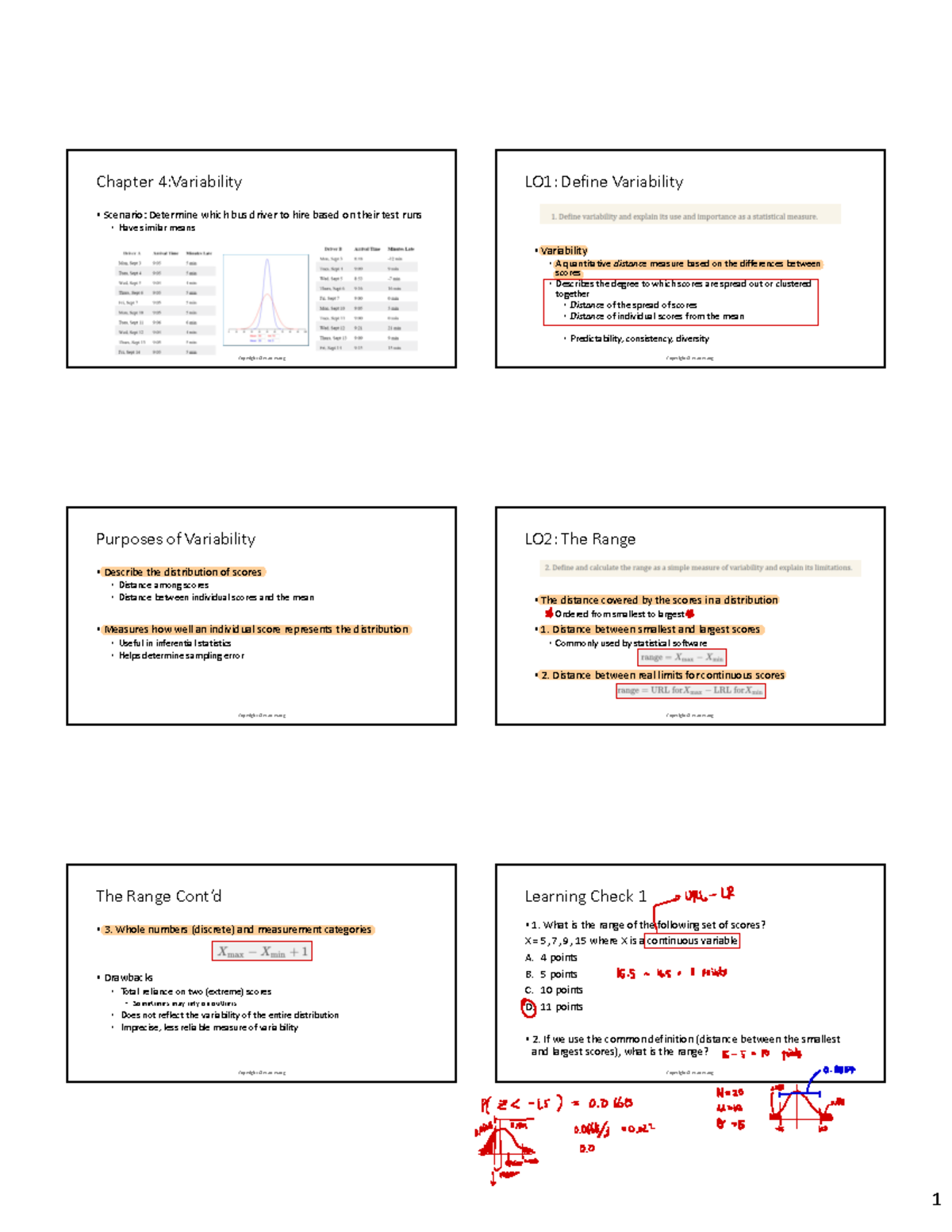 2260 Chapter 4 Slides - questions - Chapter 4:Variability Scenario ...