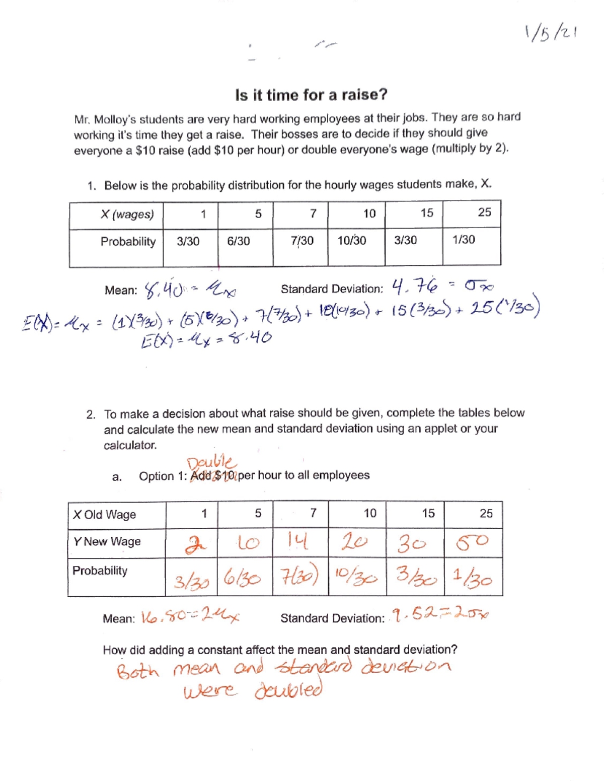 Lesson 4.15 Answer Key - Intro to Stats - MTH 4130 - Studocu