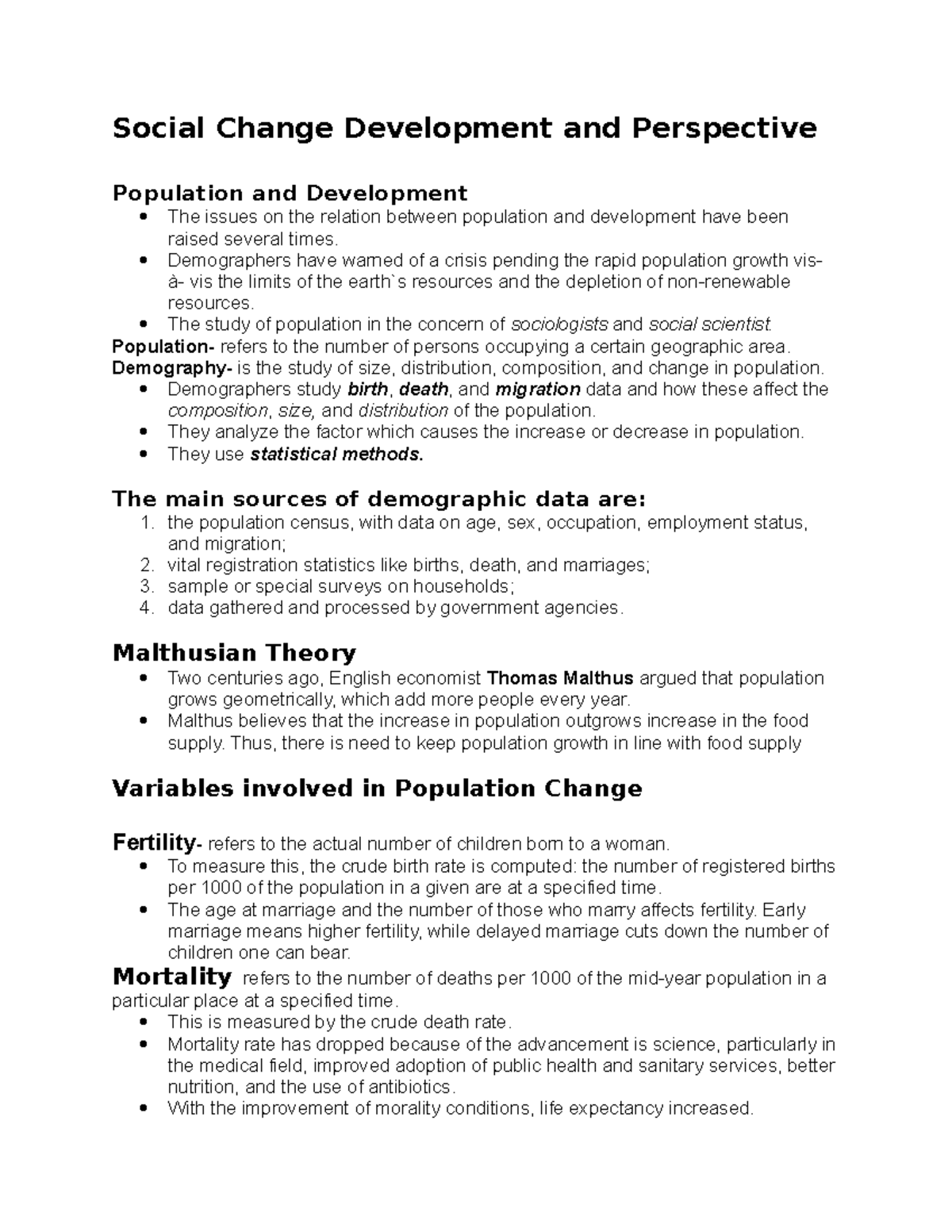 Social Change Development and Perspective - Social Change Development ...