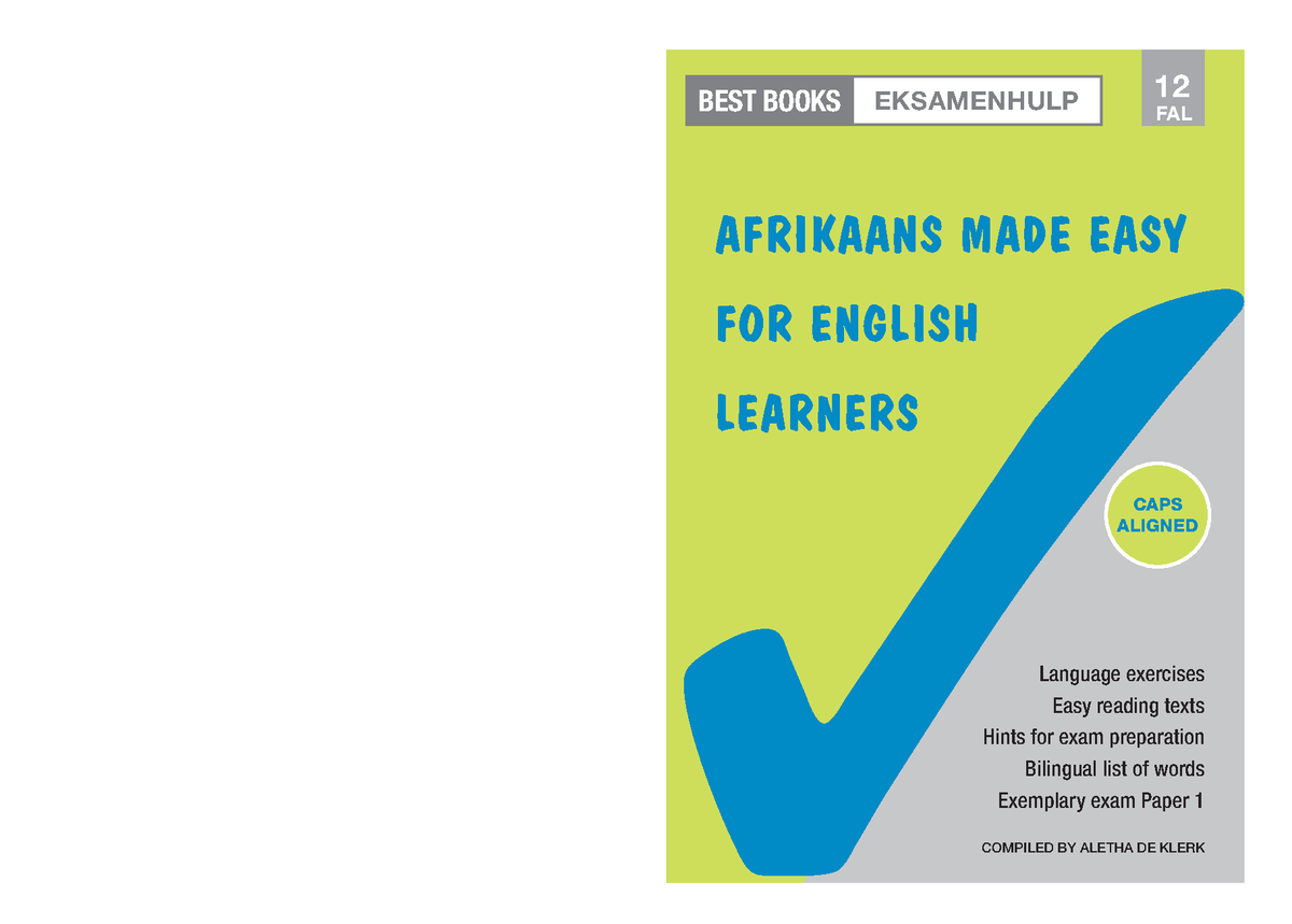 Uittreksel Best-Books-Eksamenhulp-Graad-12-Eerste-Addisionele-Taal-Eksamenoefenboek - COMPILED ...