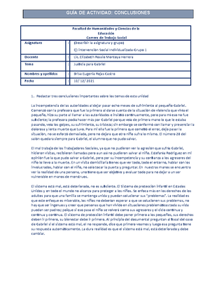 Modelo DE Informe Social - INFORME SOCIAL A : DE : CASO : REFERENCIA ...