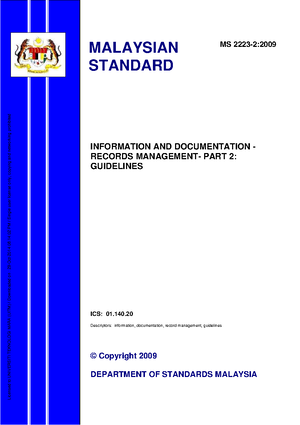 MS ISO 16175-3-Principles and Functional Requirement for System - MS ISO 16175-3: Information ...