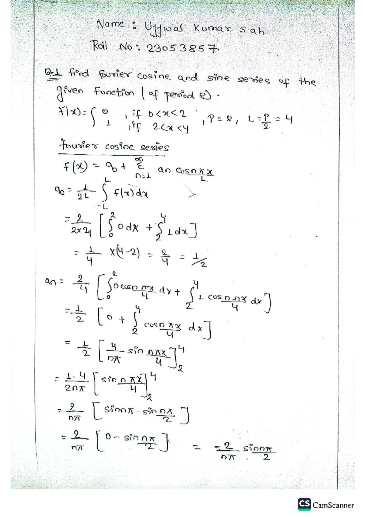 math assignment 2 - Computer Science and Engineering - Studocu