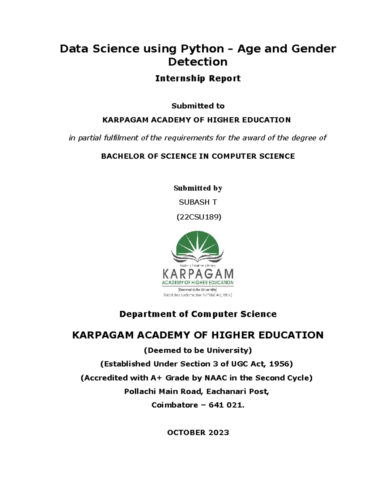 Subash report - Data Science using Python – Age and Gender Detection ...