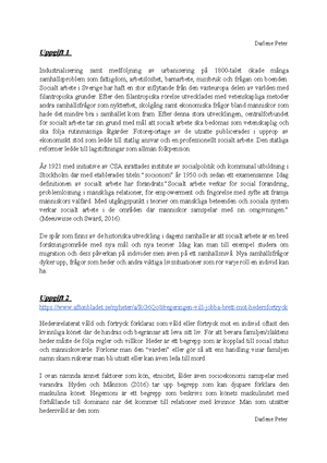 Referat av självskadande handlingar - Referat av Inger Ekmans artikel ”Självskadande handlingar ...