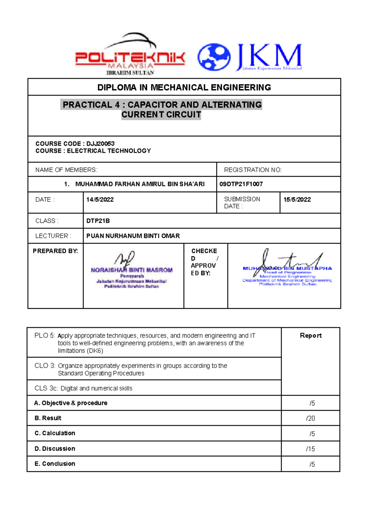 5 6055437170443814140 - DIPLOMA IN MECHANICAL ENGINEERING PRACTICAL 4 ...
