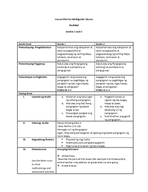 [Solved] show me an example of a math detailed lesson plan in ...