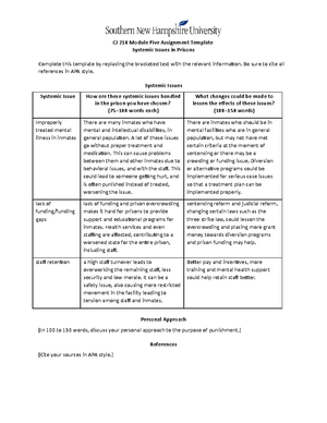 CJ 210 Module Four Assignment Template - CJ 210 Module Four Assignment ...