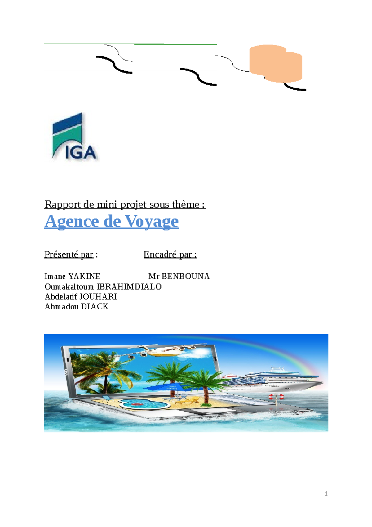 Rapport de mini projet sous thème Agence de Voyage - Rapport de mini ...