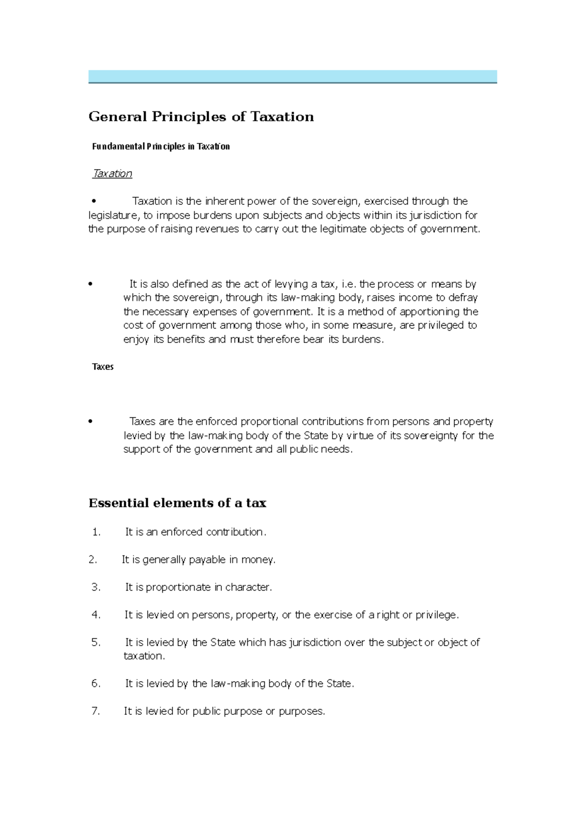 General Principles of Income Taxation-1 - General Principles of ...