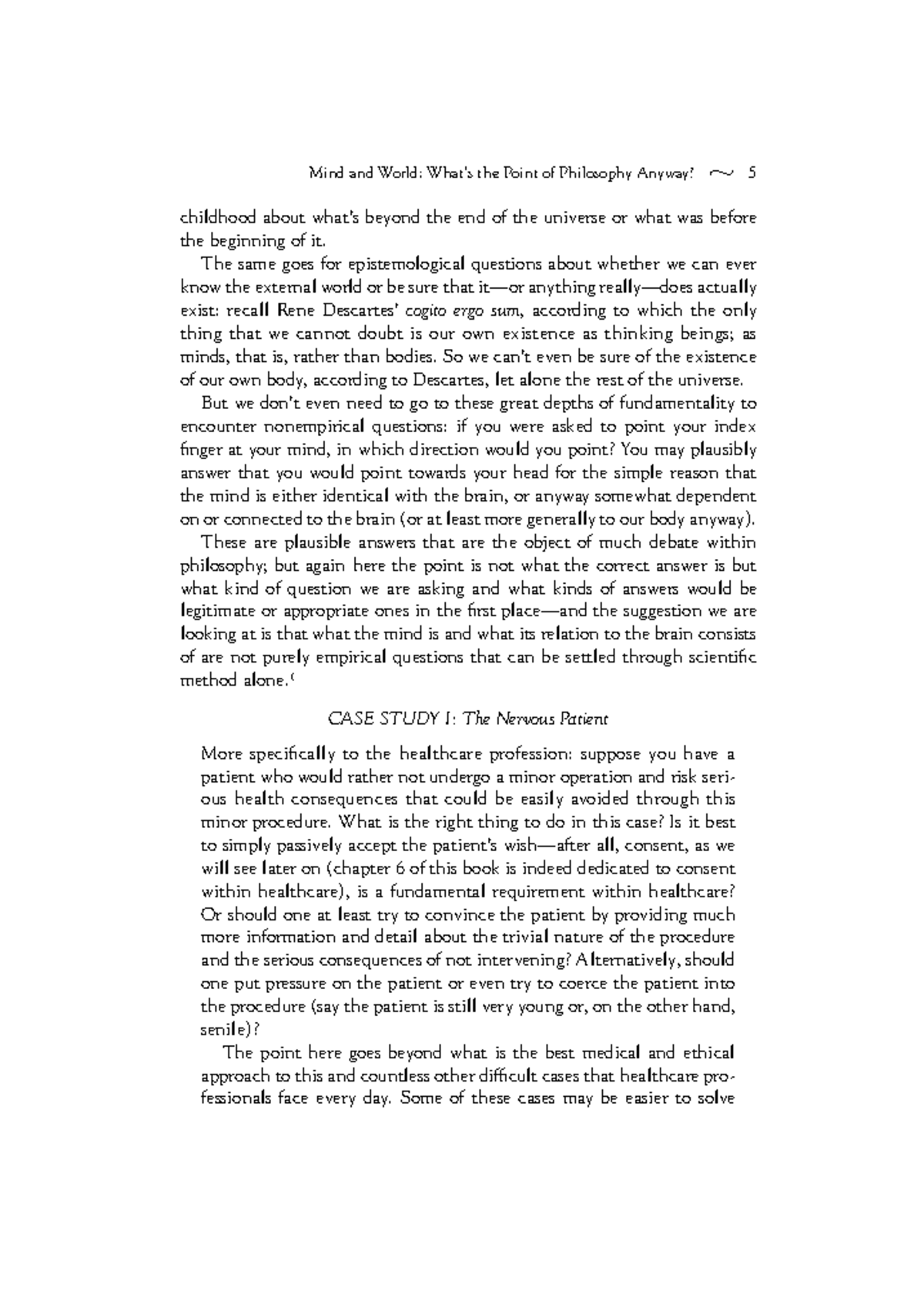Ethics in healthcare a philosophical introduction 8 - Mind and World ...