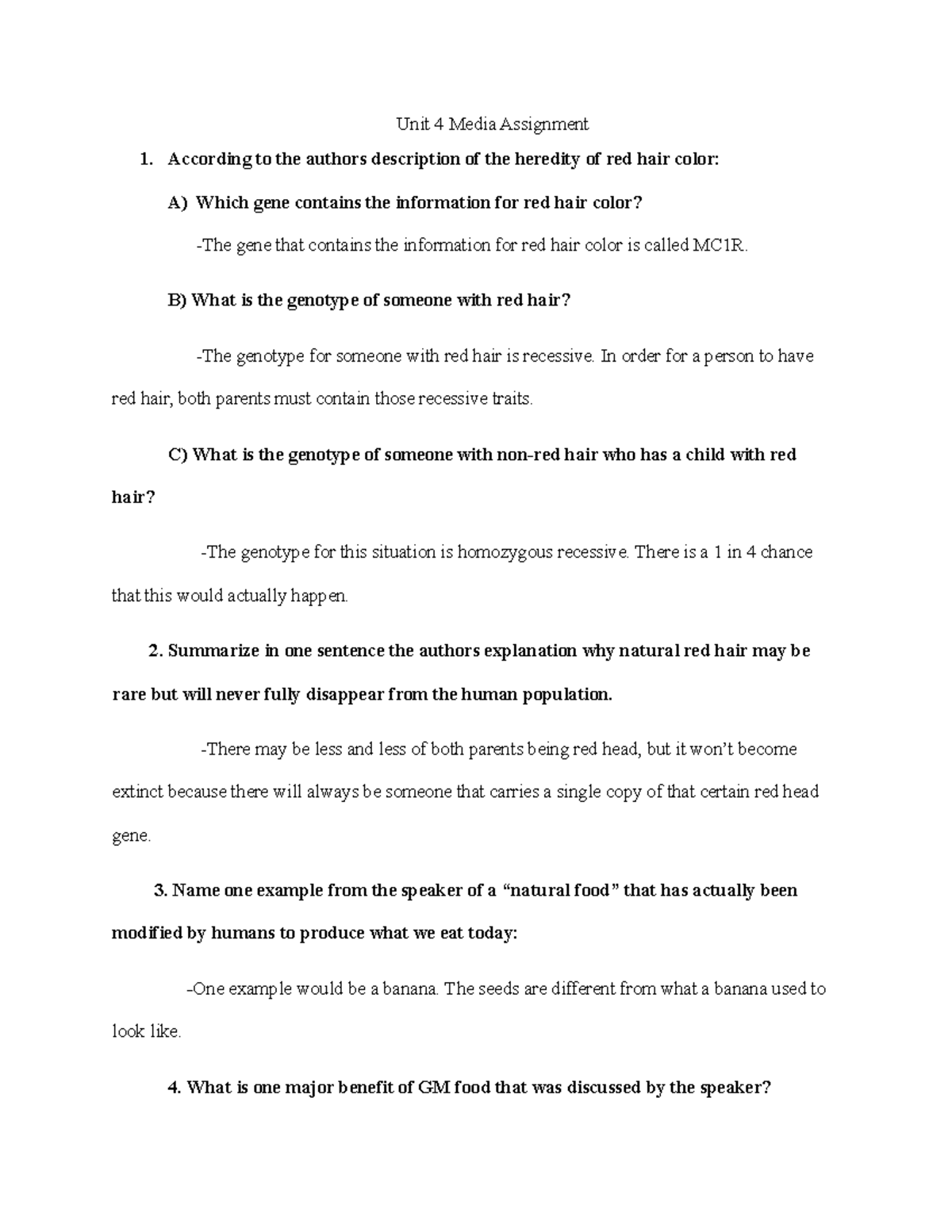 Unit 4 Media Assignment - Unit 4 Media Assignment According to the ...