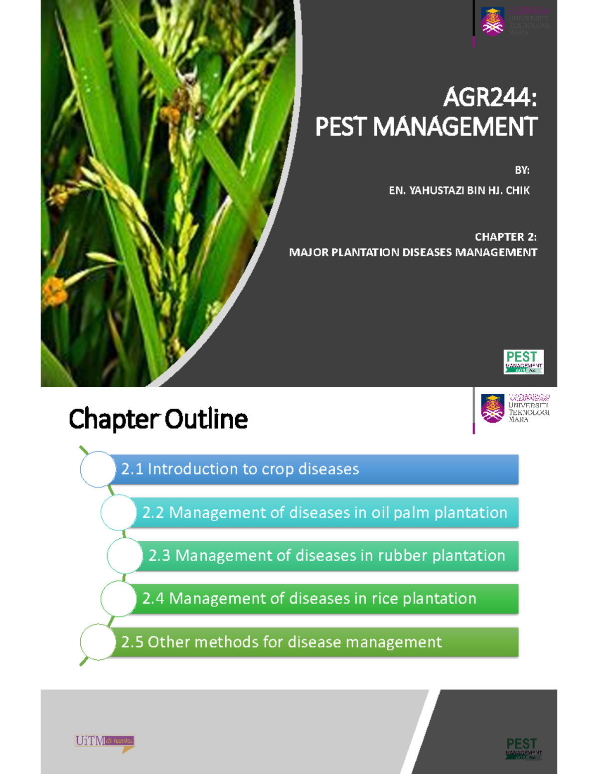 AGR244-Chapter 2 AT110 LADANG - Planting Industry Management - UiTM ...