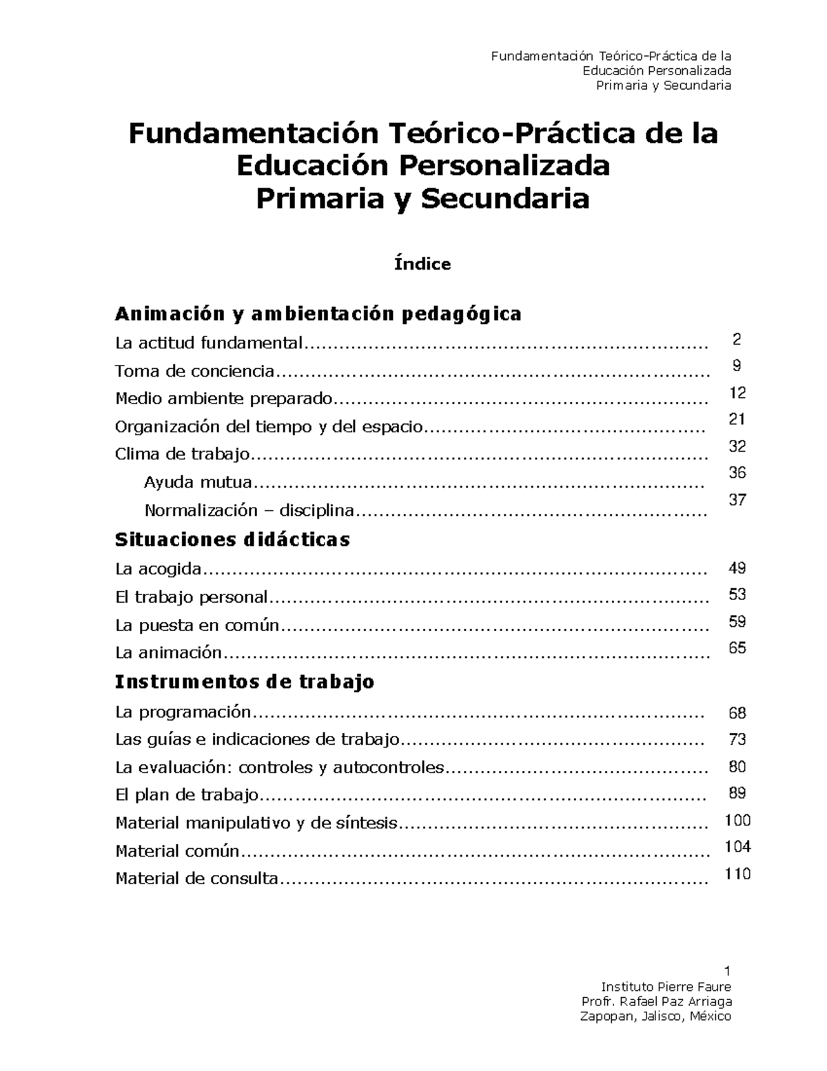 EDUCACIÓN PERSONALIZADA - Educación Personalizada Primaria y Secundaria ...