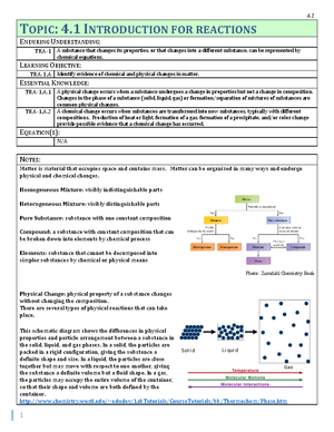 4.8 Introduction to Acid-Base Reactions Student - 4. 1 TOPIC: 4 ...