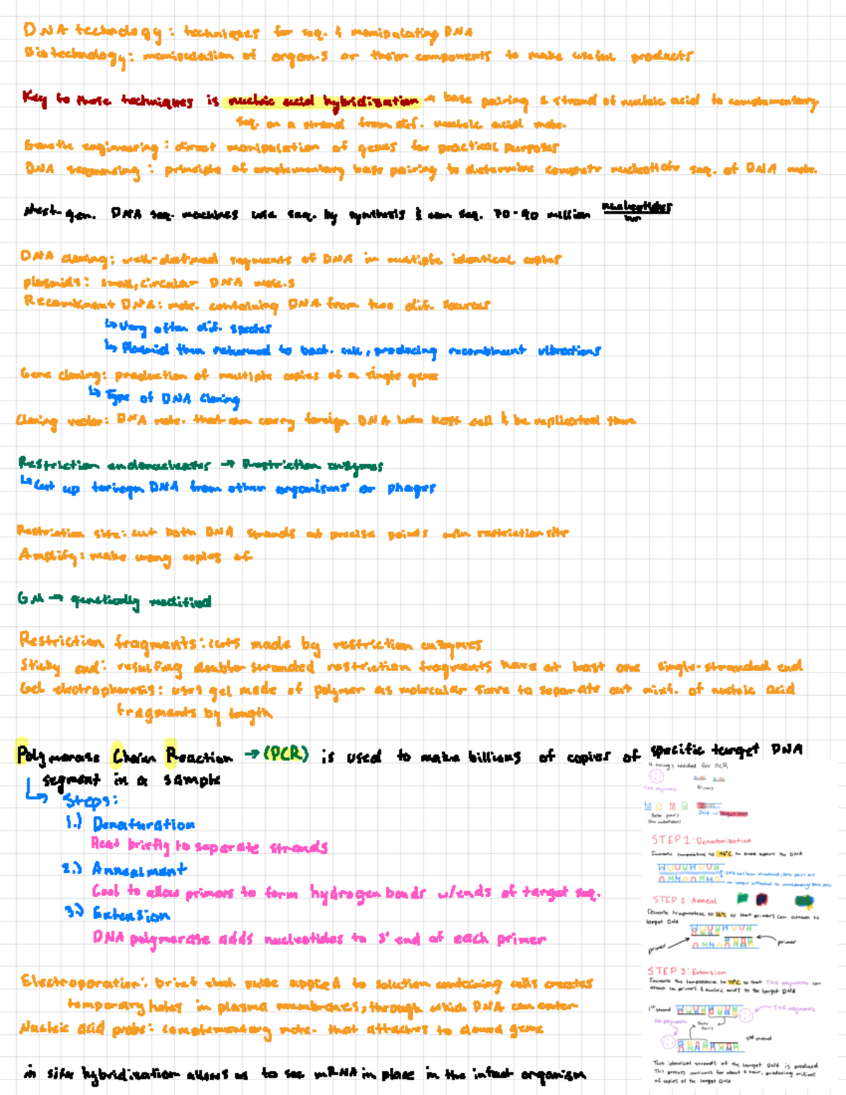 Chp 20- Biotech - Very brief notes on current technology and its ...
