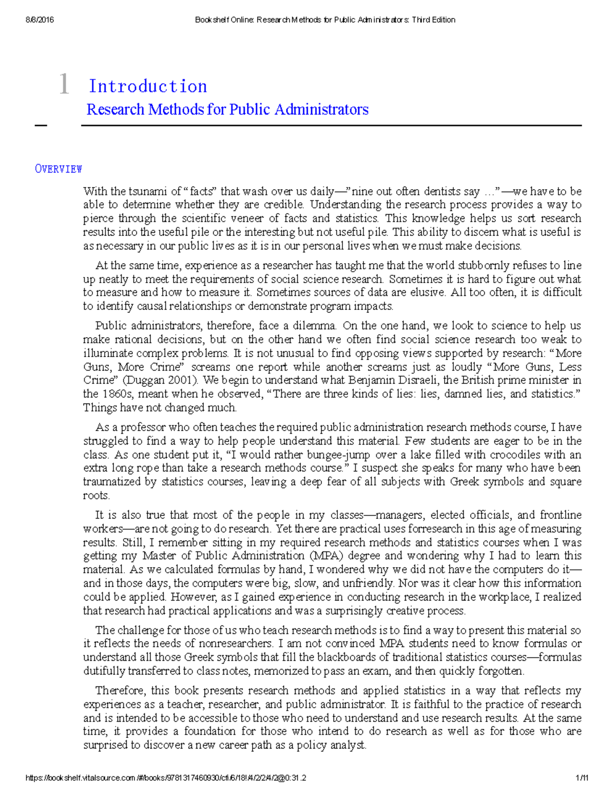 Johnson chapter 1 - course resources - 1 Introduction Research Methods ...