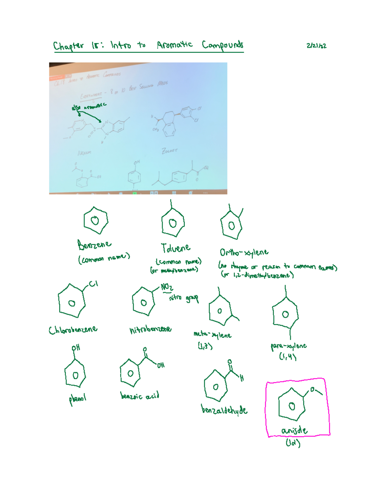 Chapter 18 Intro to Aromatic Compounds - Chapter 18 Intro to Aromatic ...