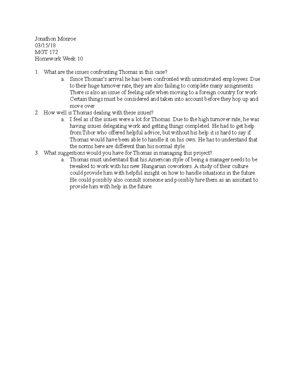 HW Week 10 - Mandatory assignment for given week - Jonathon Monroe 03 ...
