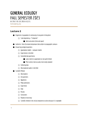 Ecology Final Practice materials - Ecology Final Photosynthesis ...
