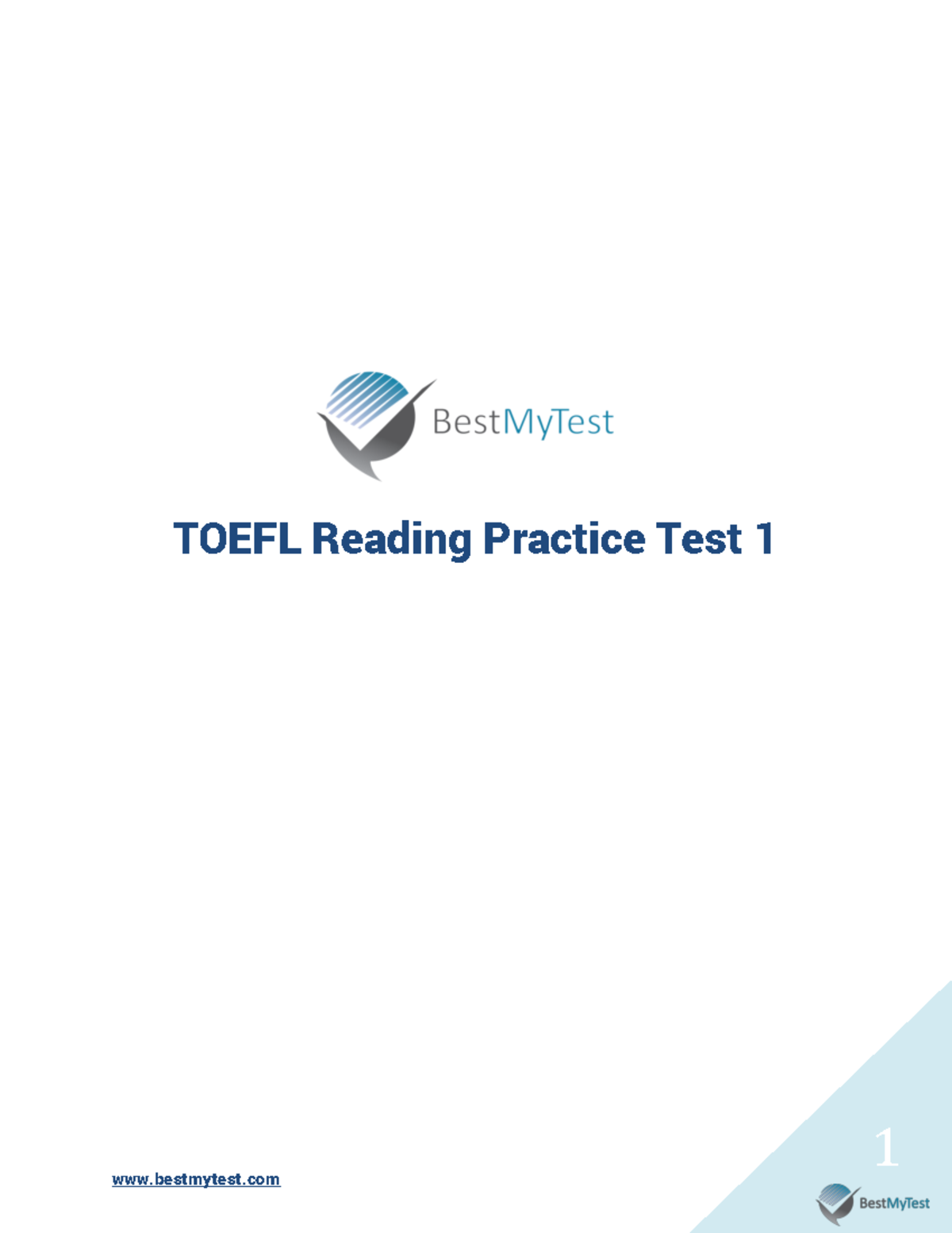 Bestmytest toefl reading practice test - TOEFL Reading Practice Test 4 ...