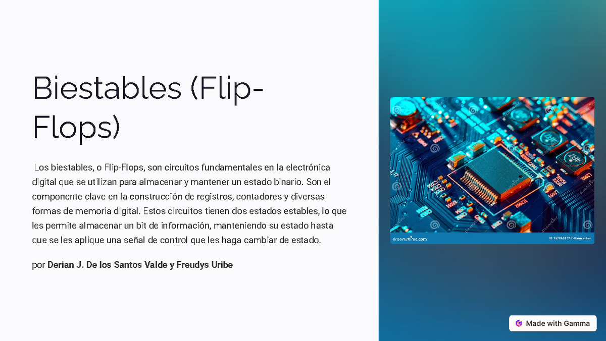 Biestables-Flip-Flops - presentacion - Biestables (Flip- Flops) Los ...