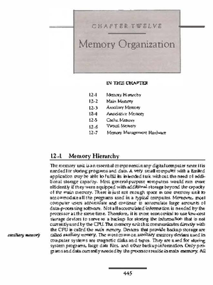 Unit 5 MApping in Cache Memory - Unit 5 – Cache Memory –Mapping Process ...