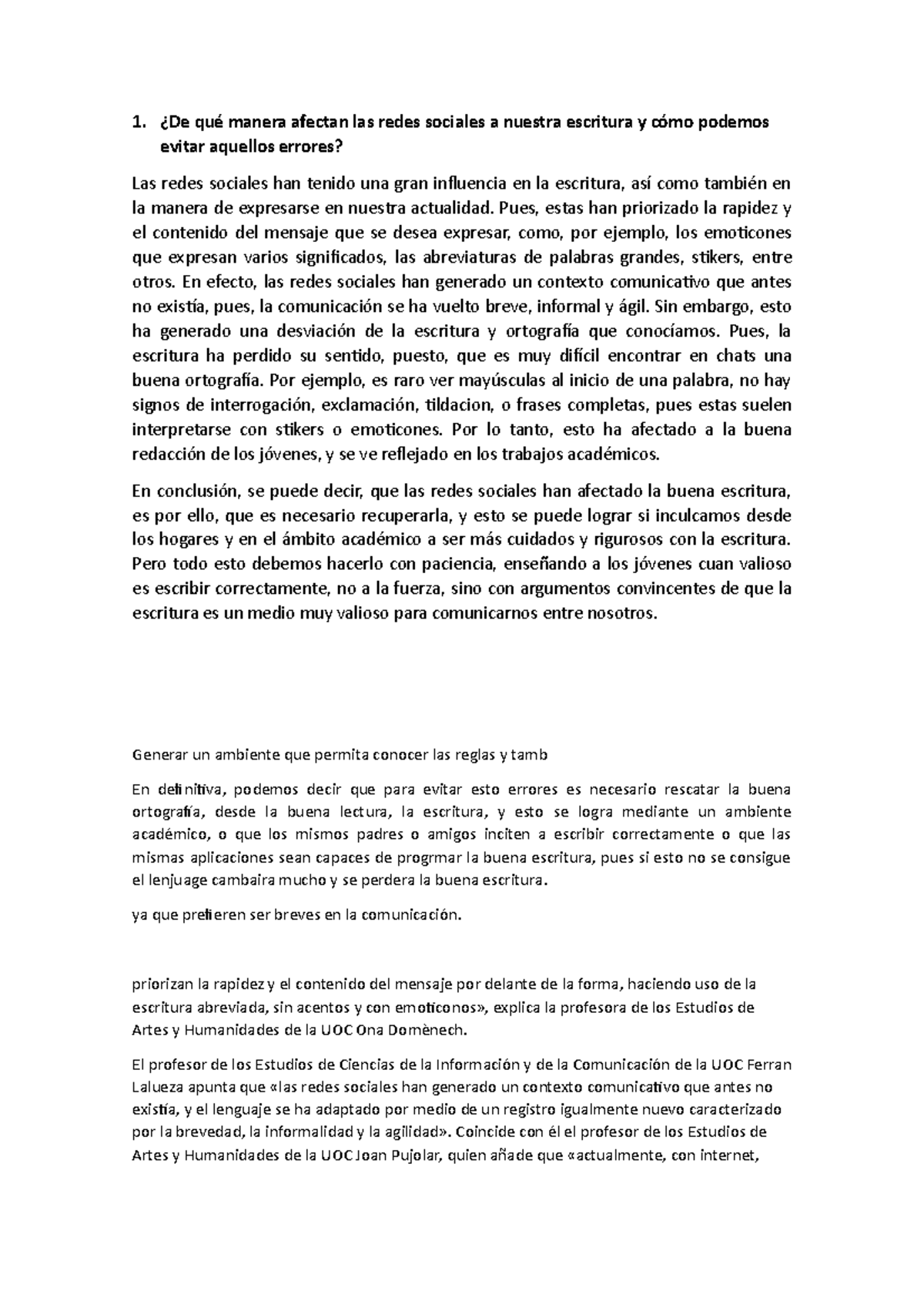 De qué manera afectan las redes sociales a nuestra escritura y cómo ...