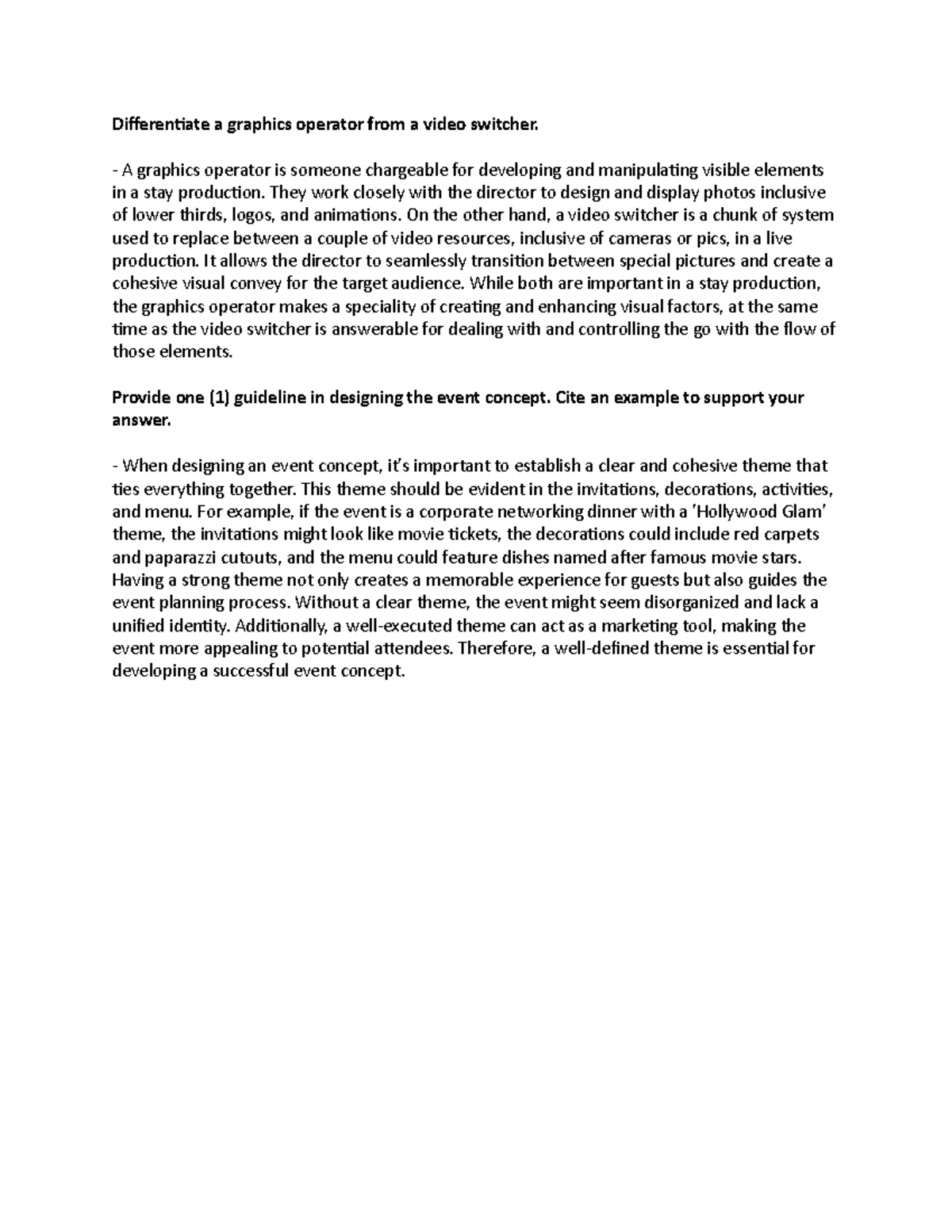 06 laboratory worksheet 1 - Differen'ate a graphics operator from a ...