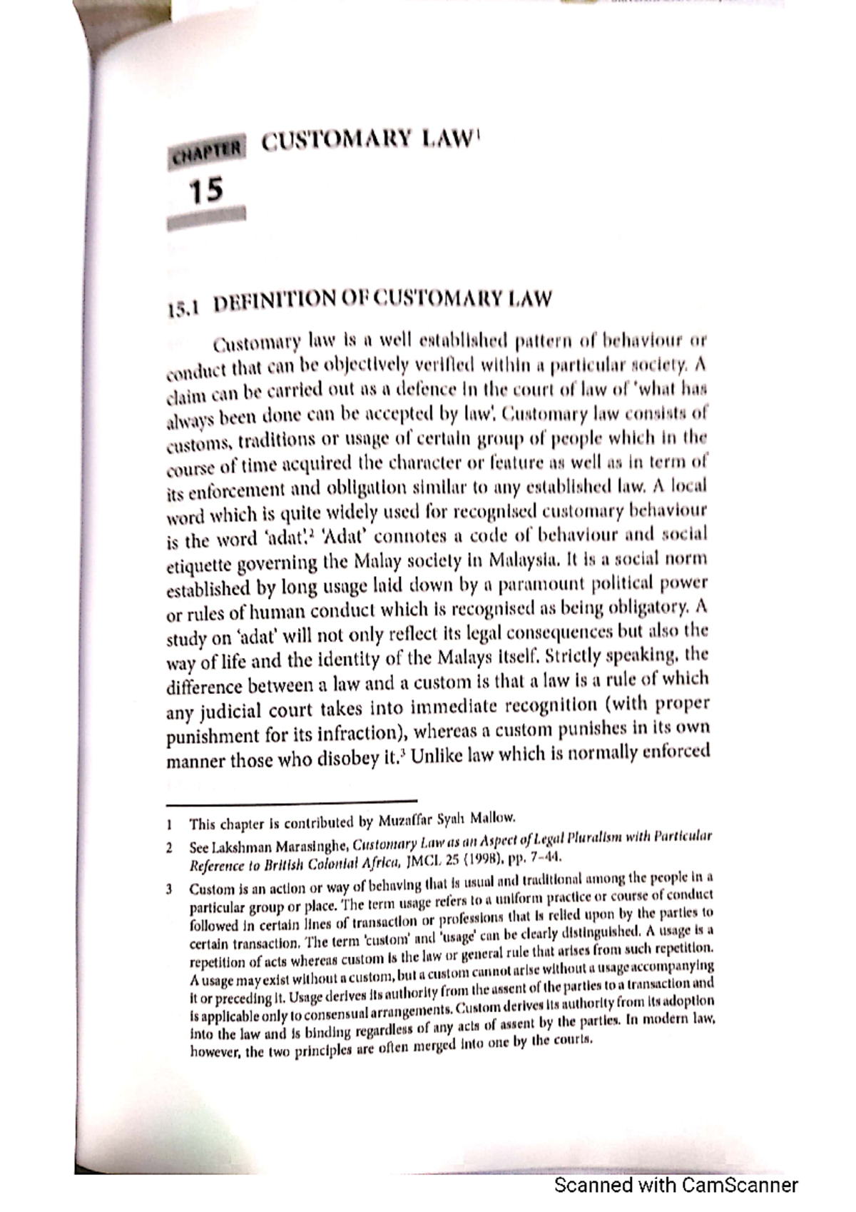 Customary LAW - Malaysian Legal System - Ashgar Ali Ali Mohamed 2014 ...