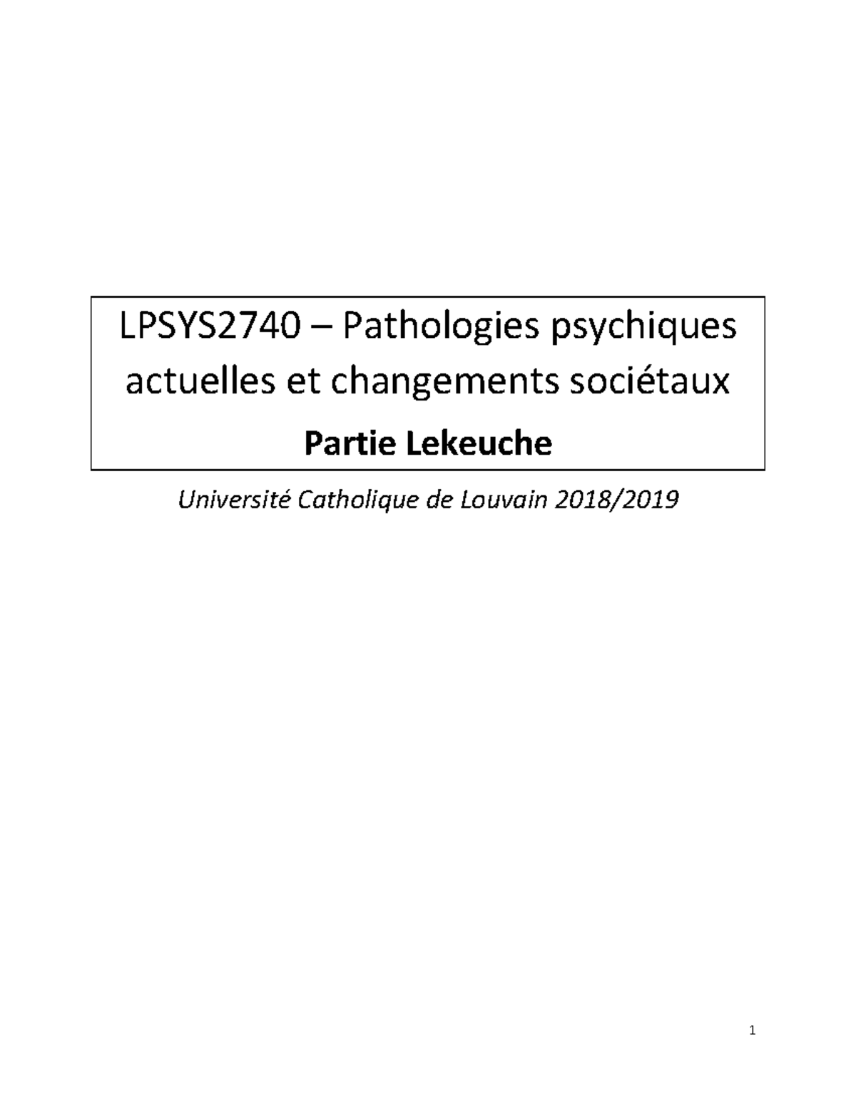 Lekeuche Synthèse finie - Warning: TT: undefined function: 32 Warning: TT: undefined function ...