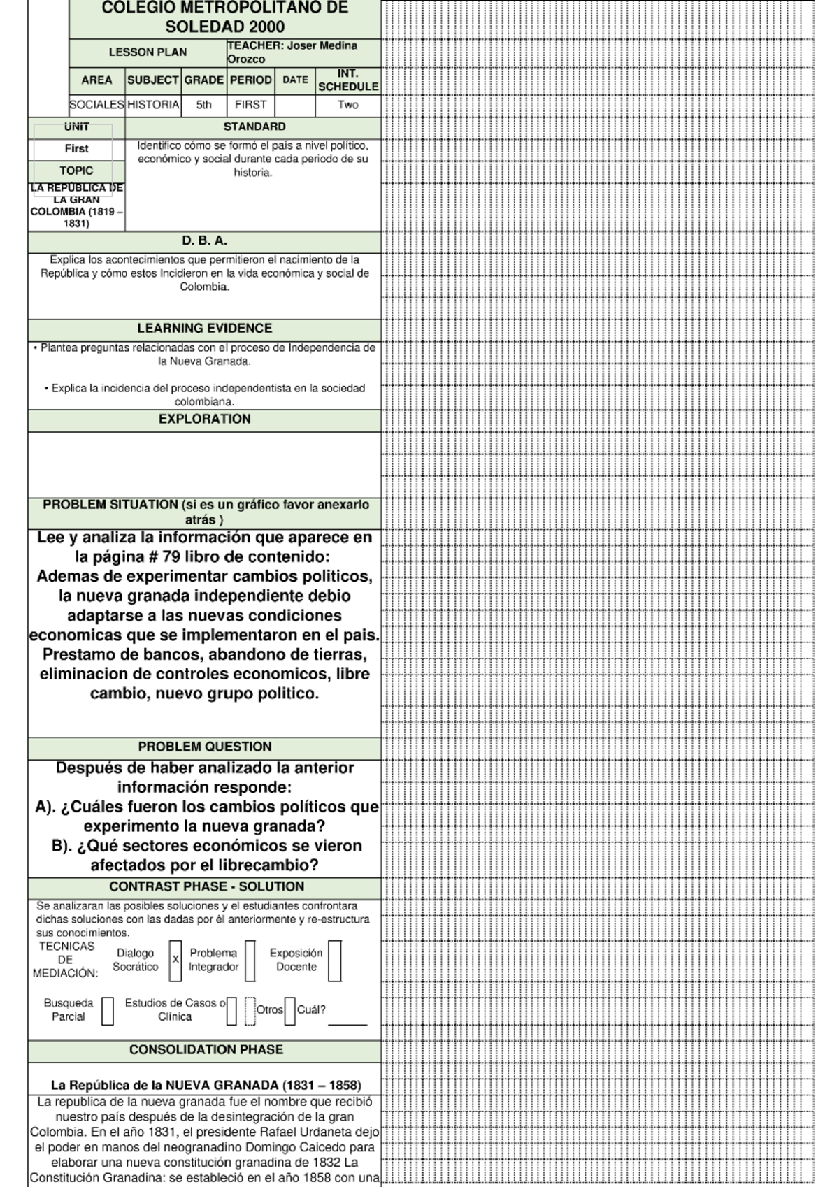 Clases- Faltantes-DEL- Primer- Periodo-5°- 9 - 1 - COLEGIO ...