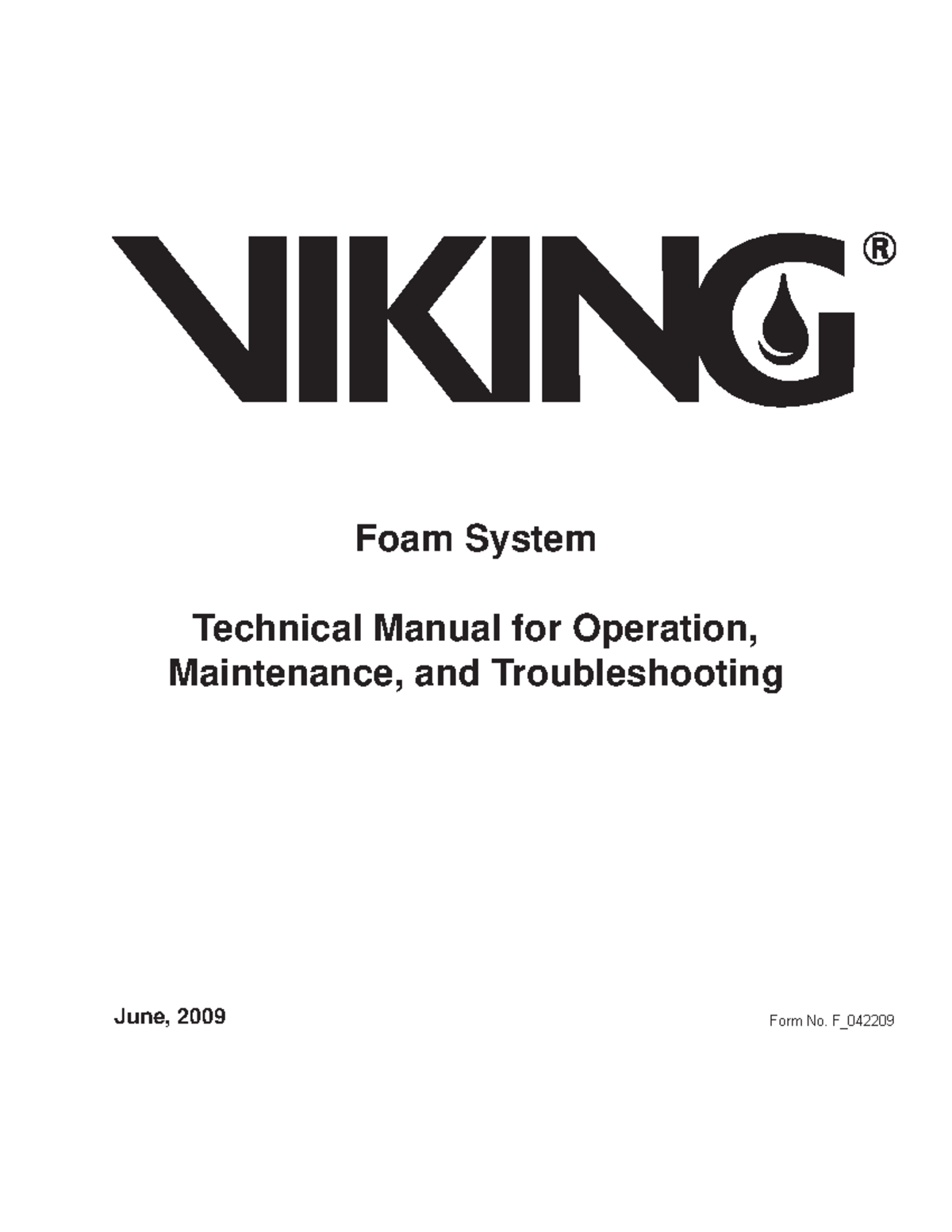 Foam System Manual - Foam System Technical Manual for Operation ...