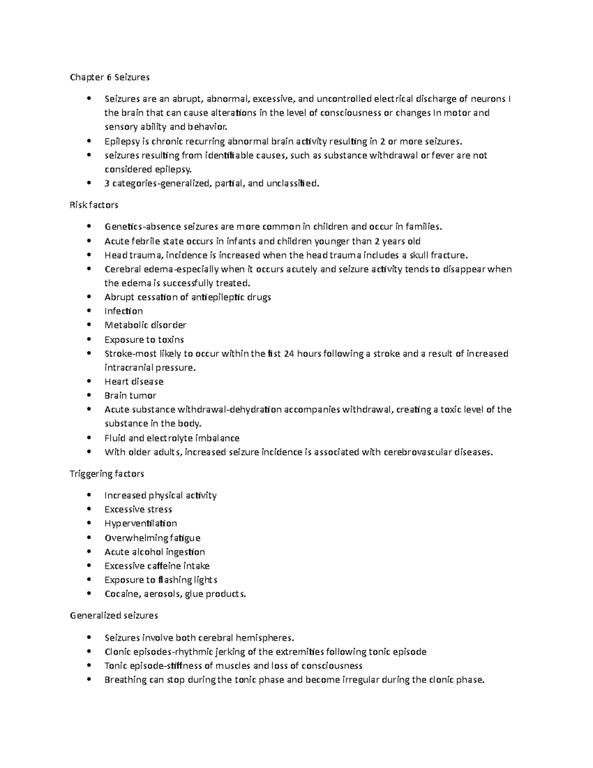 Chapter 6 Seizures - hgnf hfghgfhjf h gfdhgh hghfhgf hfghfgh - Chapter ...