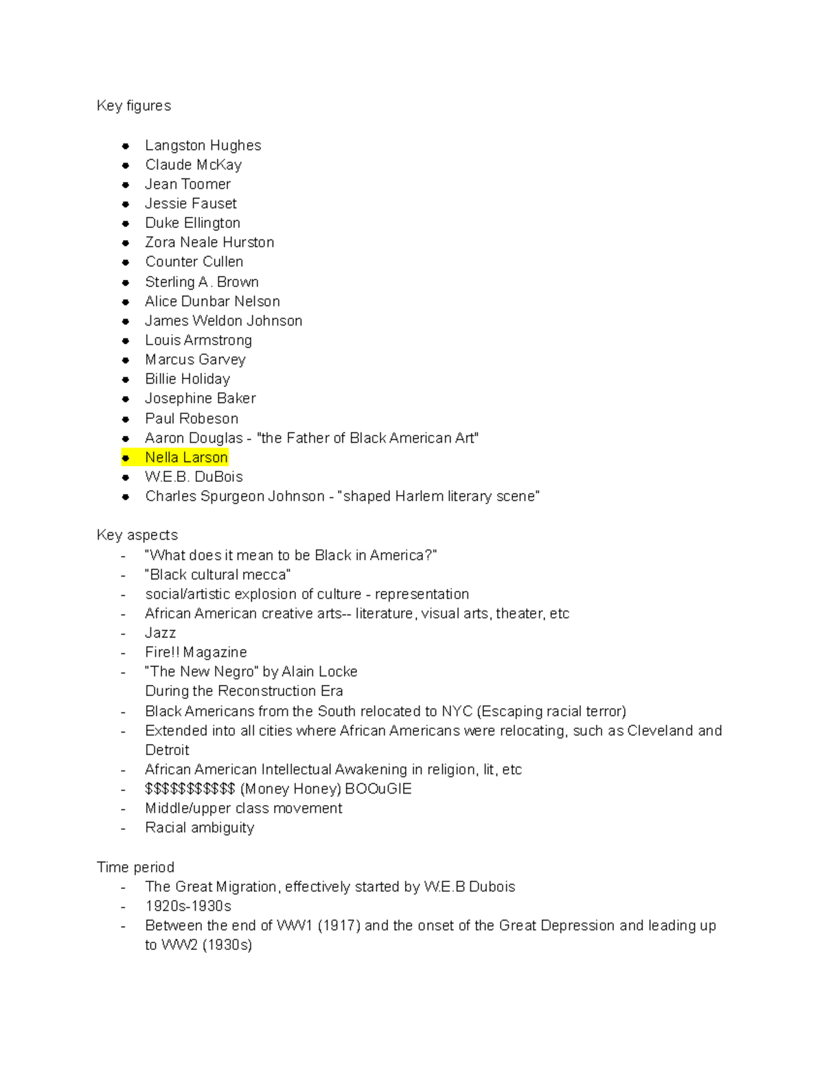 Harlem Renaissance - Key figures Langston Hughes Claude McKay Jean ...