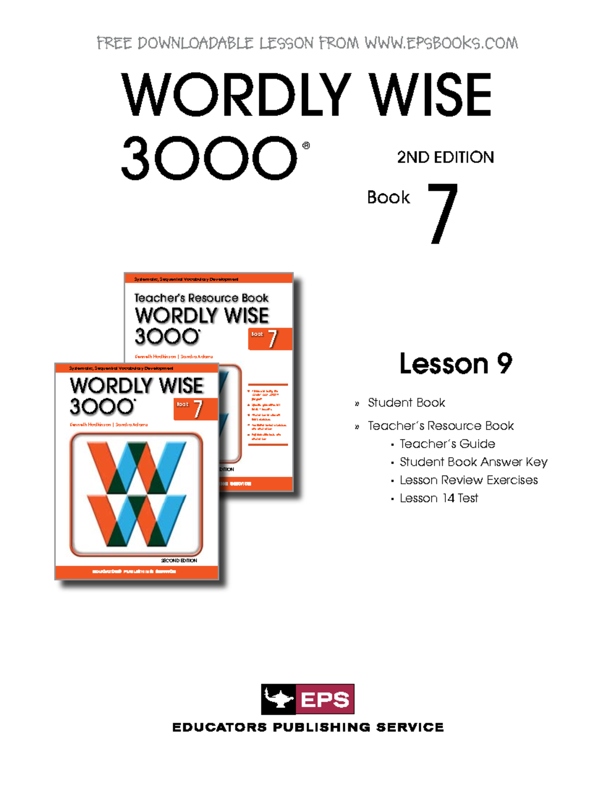 Ww3k 7-lesson 9 - LECTURE notes - FREE DOWNLOADABLE LESSON FROM WWW ...