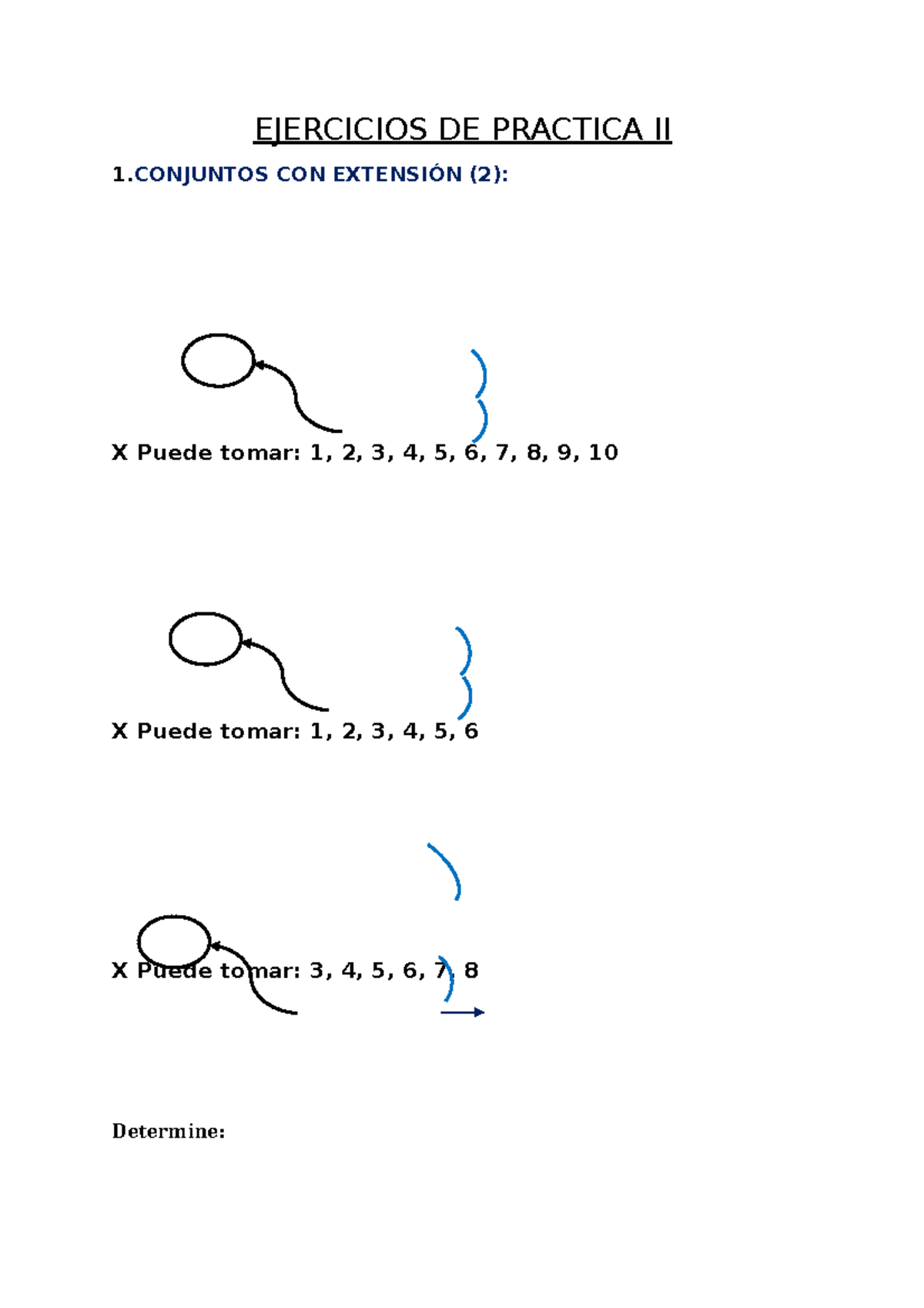 Ejercicio DE Practica II - EJERCICIOS DE PRACTICA II 1 CON EXTENSIÓN (2 ...