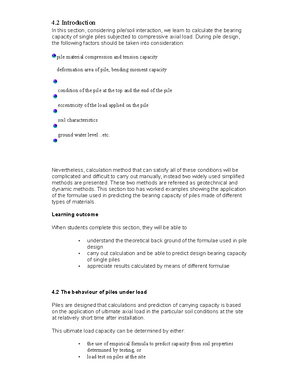 Design of sheet pile wall by fixed earth support - The elastic line ...