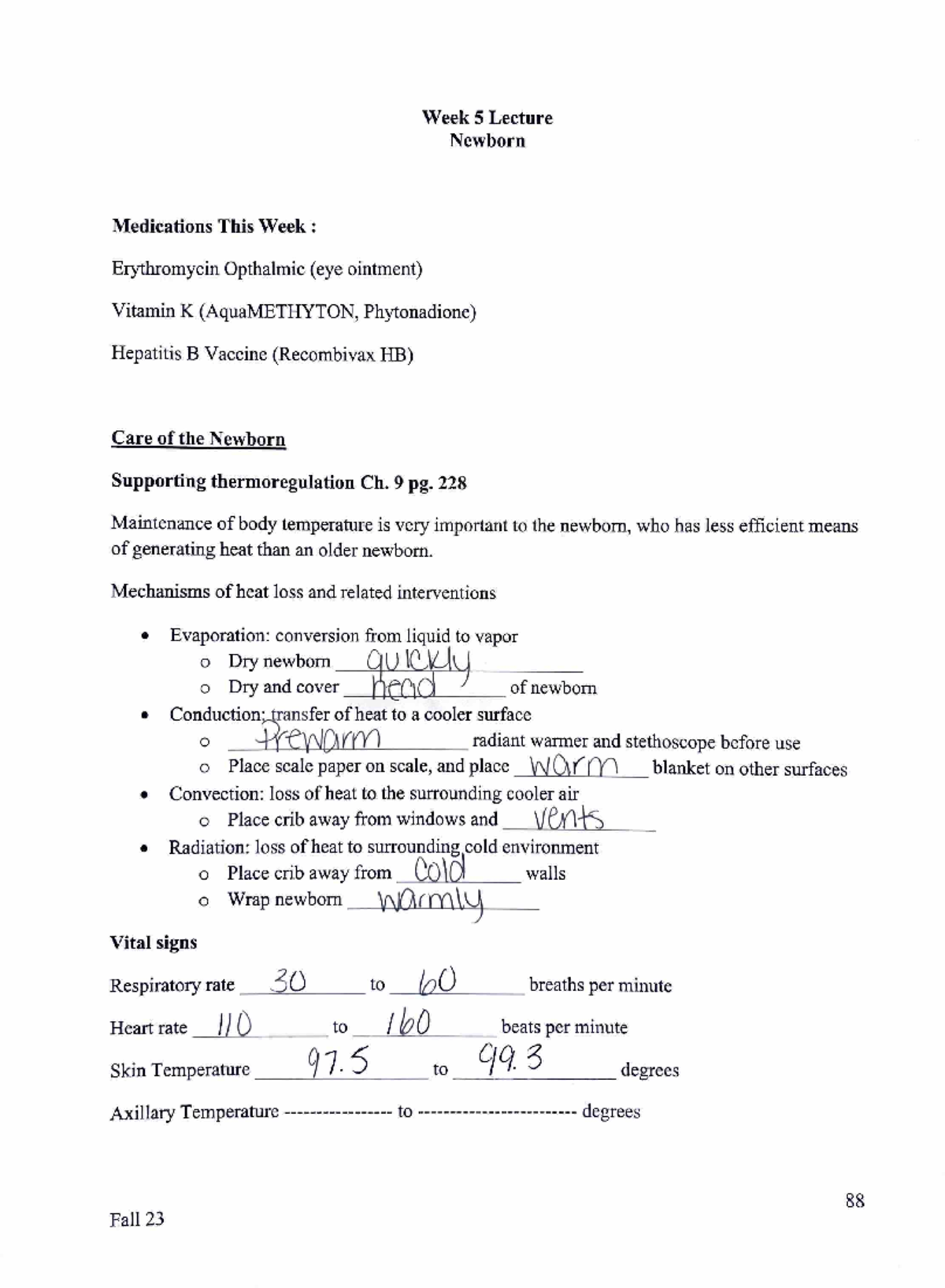week 5 homework - Medications This Week : Week 5 Lecture Newborn Erythromycin Opthalmic (eye ...