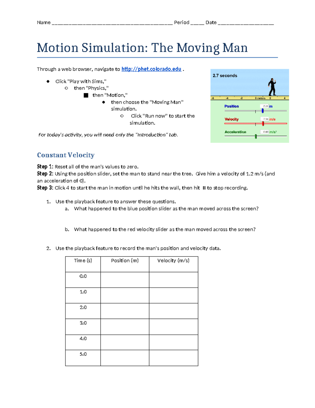 Copy of Motion Simulation Moving Man - Motion Simulation: The Moving Man Through a web browser ...
