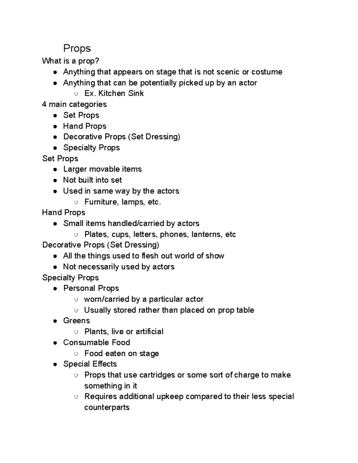 Props - Different Kinds and the people behind the making - Props What ...