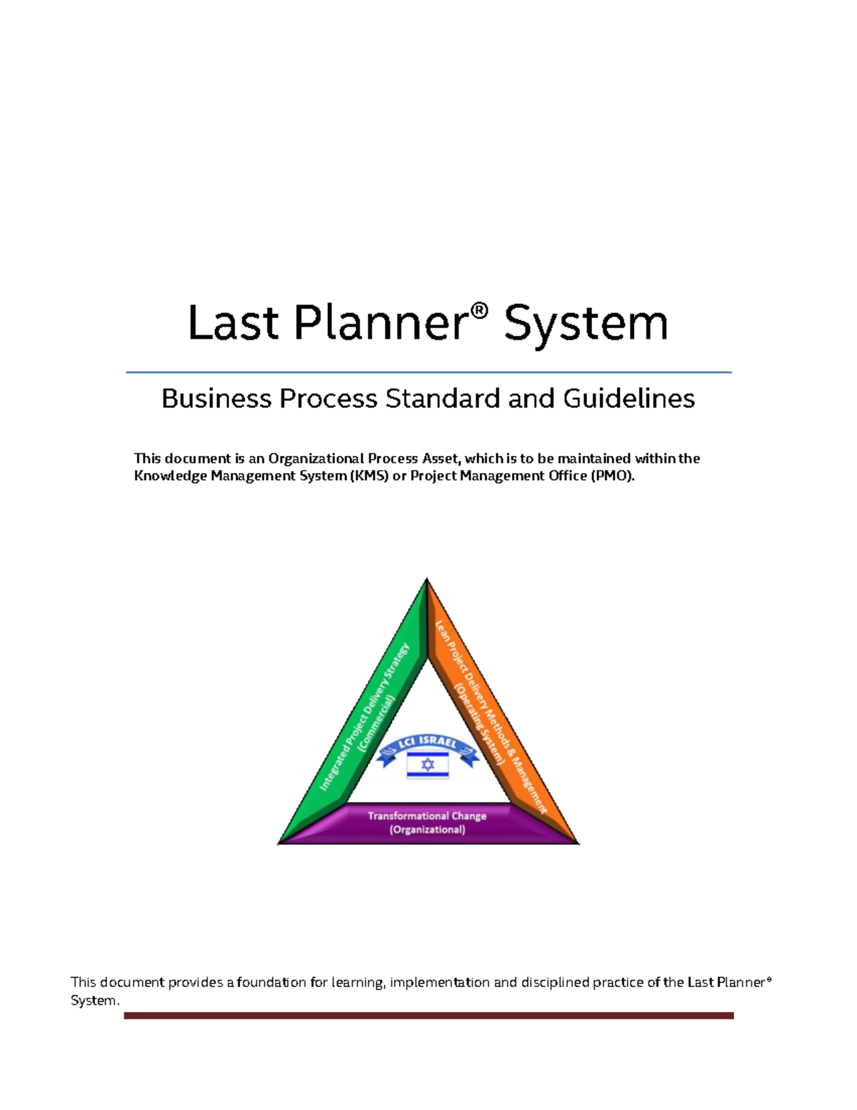 Last Planner System Business Process Standard and Guidelines - Last ...