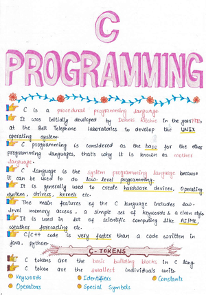 MCA-C103 - Notes - SEMESTER EXAMINATION- CLASS – MCA-C103 SUBJECT ...