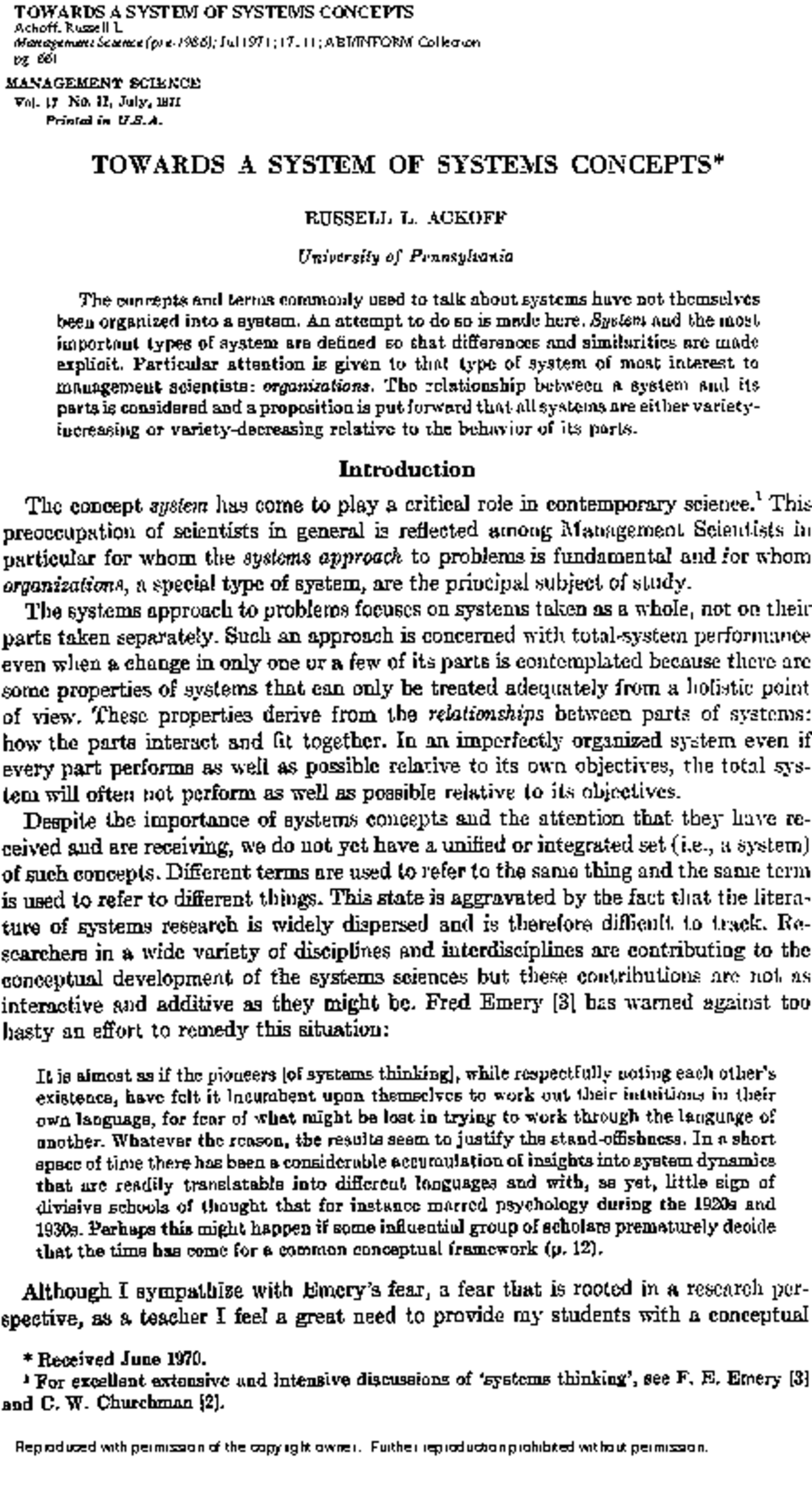 1- Towards a System of System Concepts - CHI2513 - TOWARDS A SYSTEM OF ...