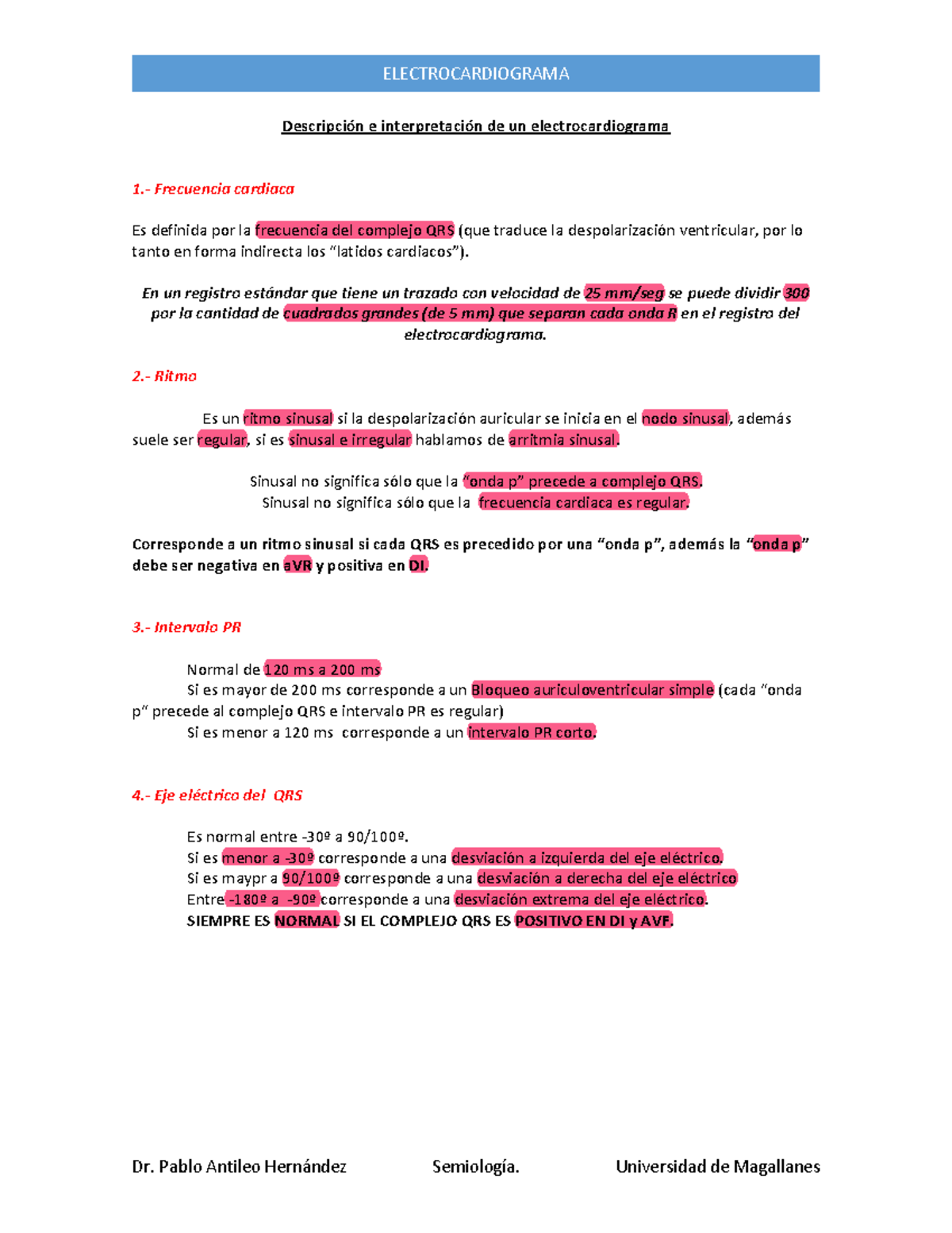 Guia de estudio ECG - ECG - Warning: TT: undefined function: 22 Warning: TT: undefined function ...