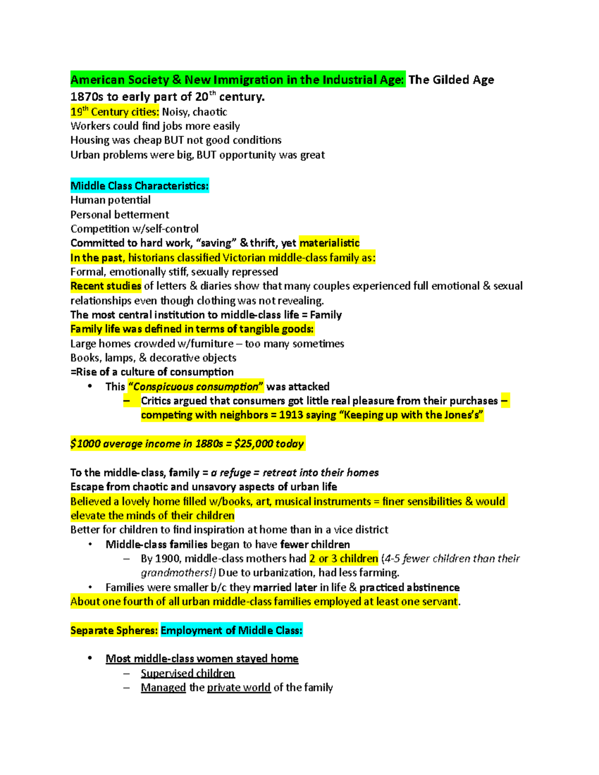 Key Words and Notes American Society and New Immigration in the ...