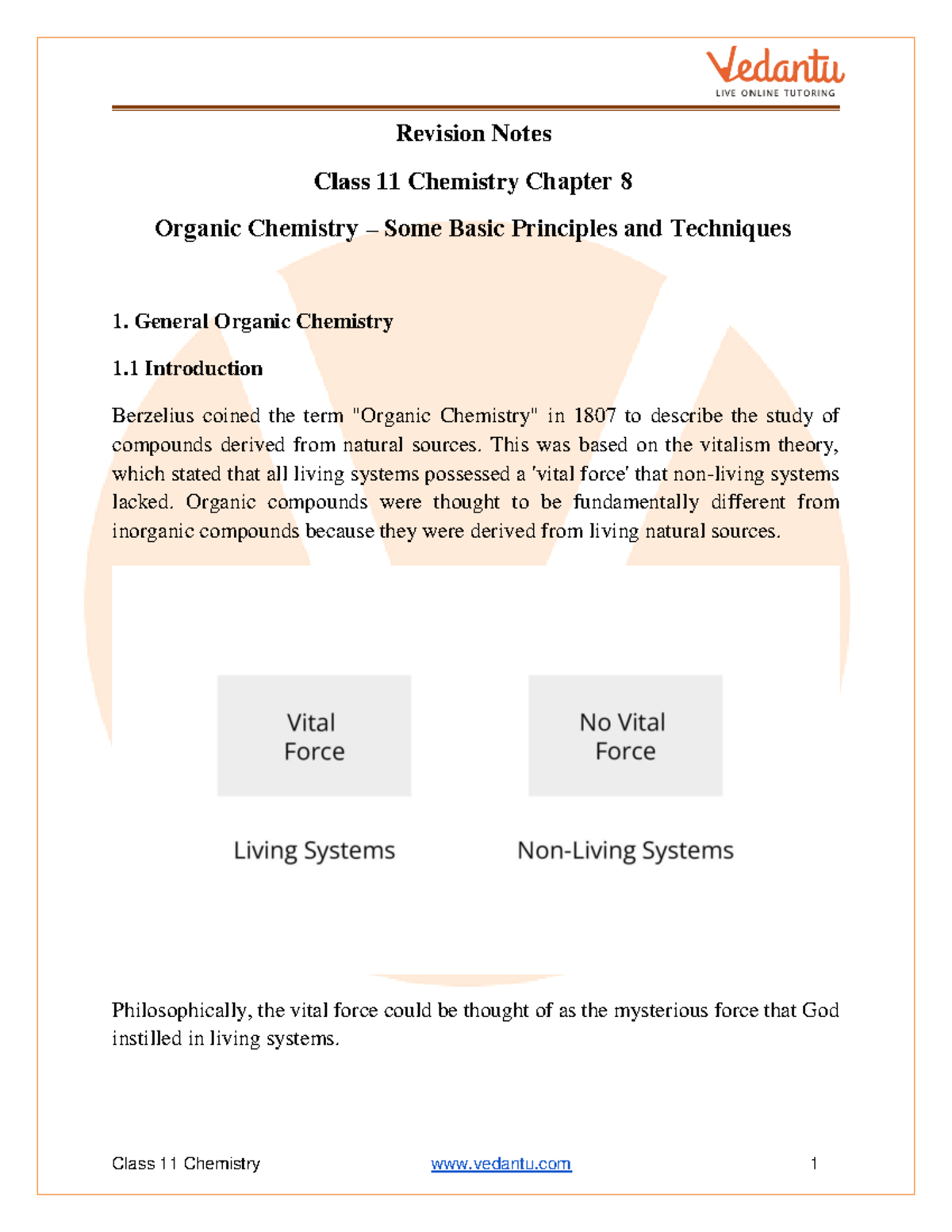 Chemistry Chapter 8 Organic Chemistry Class 11 Notes FREE PDF ...