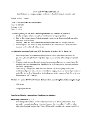 Postpartum Module Worksheet OB GNRS 575 - Postpartum Module Worksheet ...